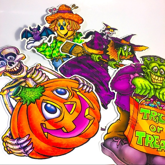 Beistle | Holiday | Vintage 20 Beistle Double Sided Halloween Cut Out ...